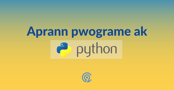 Cours: Apprendre à programmer avec Python - Code9Class